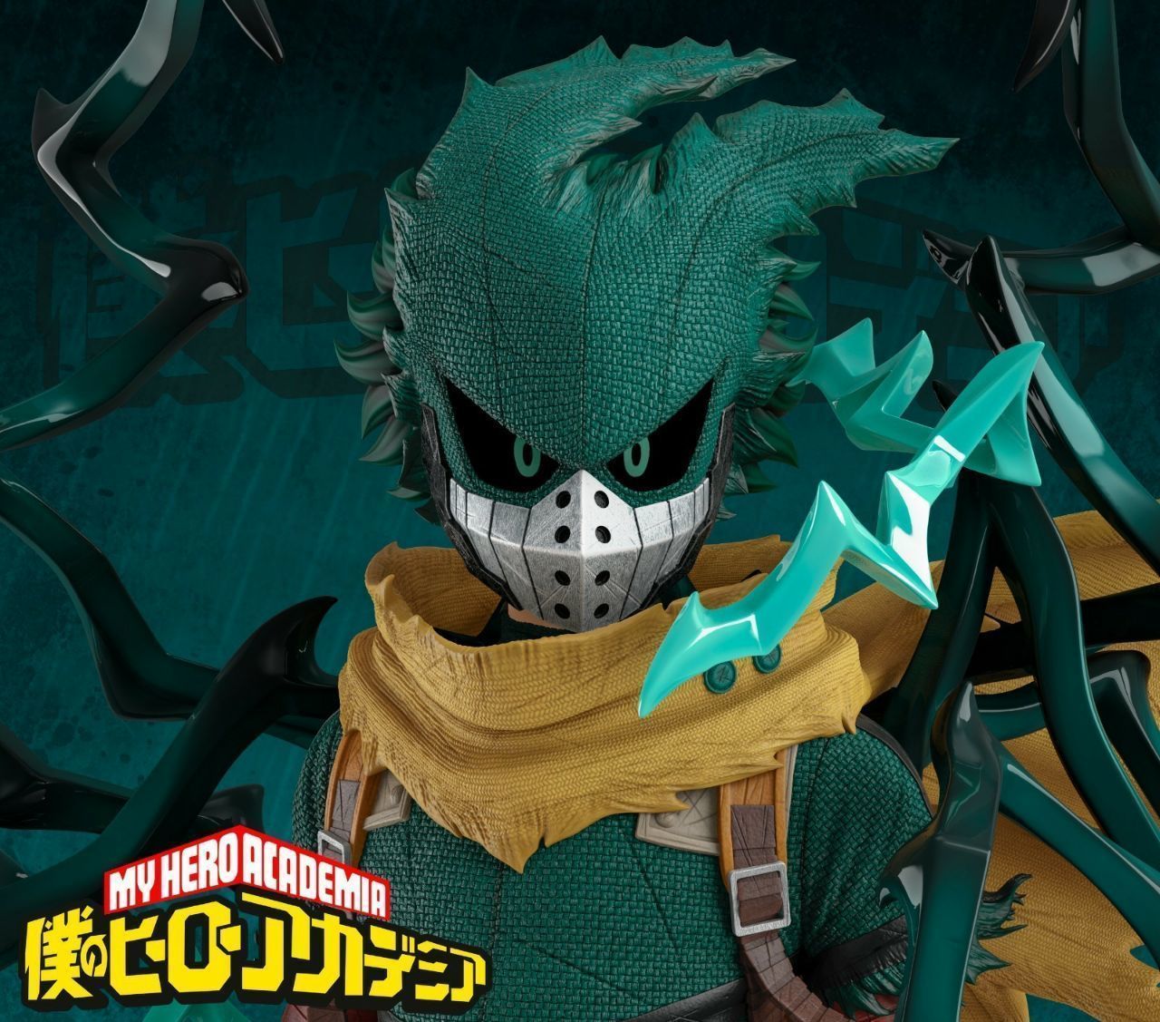 Dark Deku - STL File - 3D Model - Resin - 3D Printing - Midoriya 3D ...