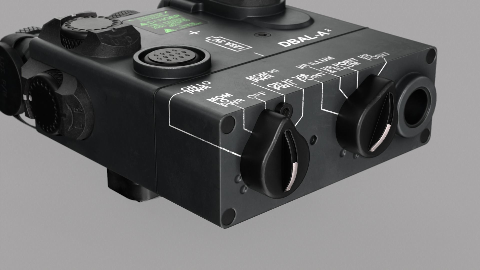 3D model DBAL-A2 Aiming Laser VR / AR / low-poly | CGTrader