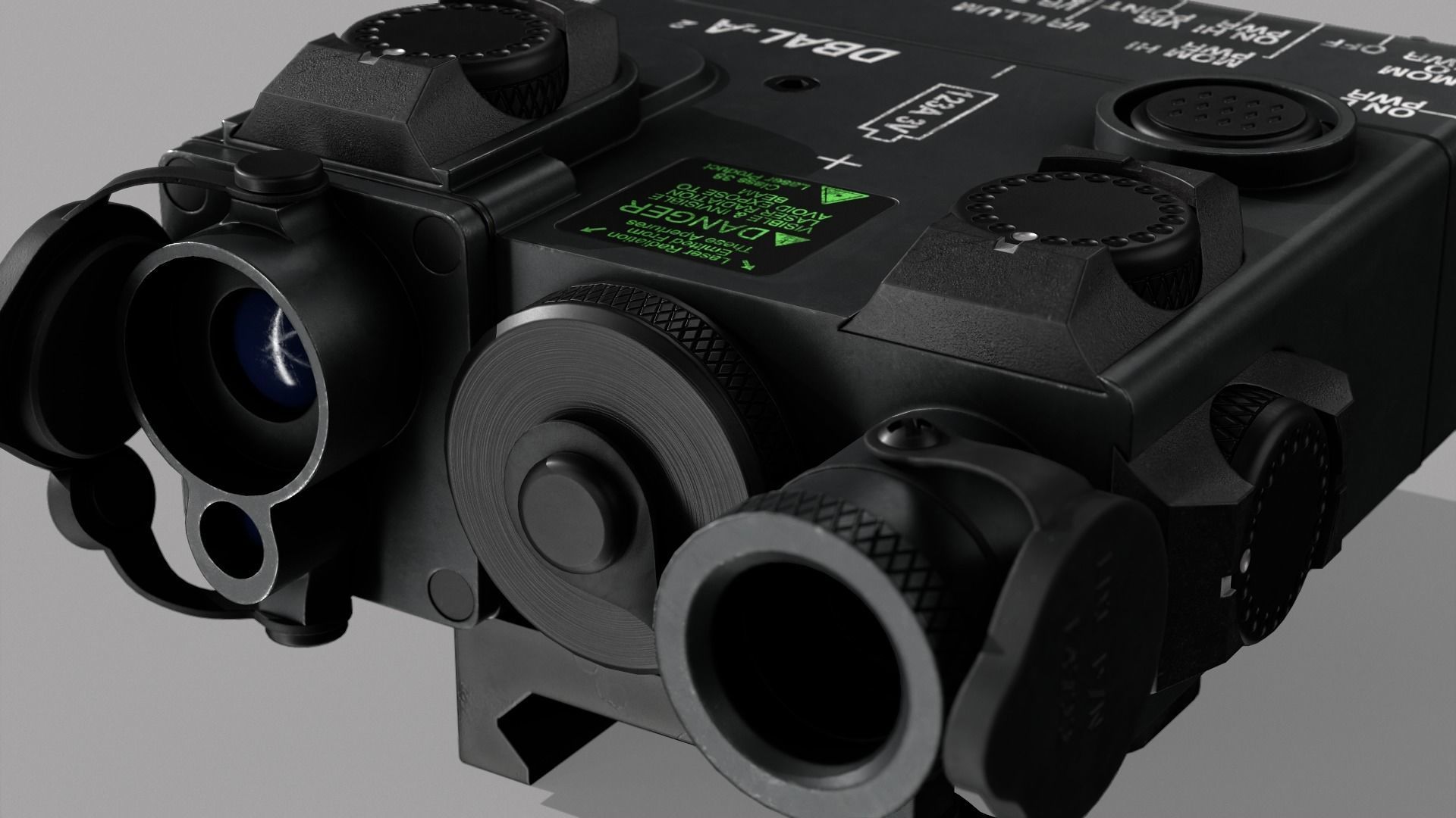 3D model DBAL-A2 Aiming Laser VR / AR / low-poly | CGTrader