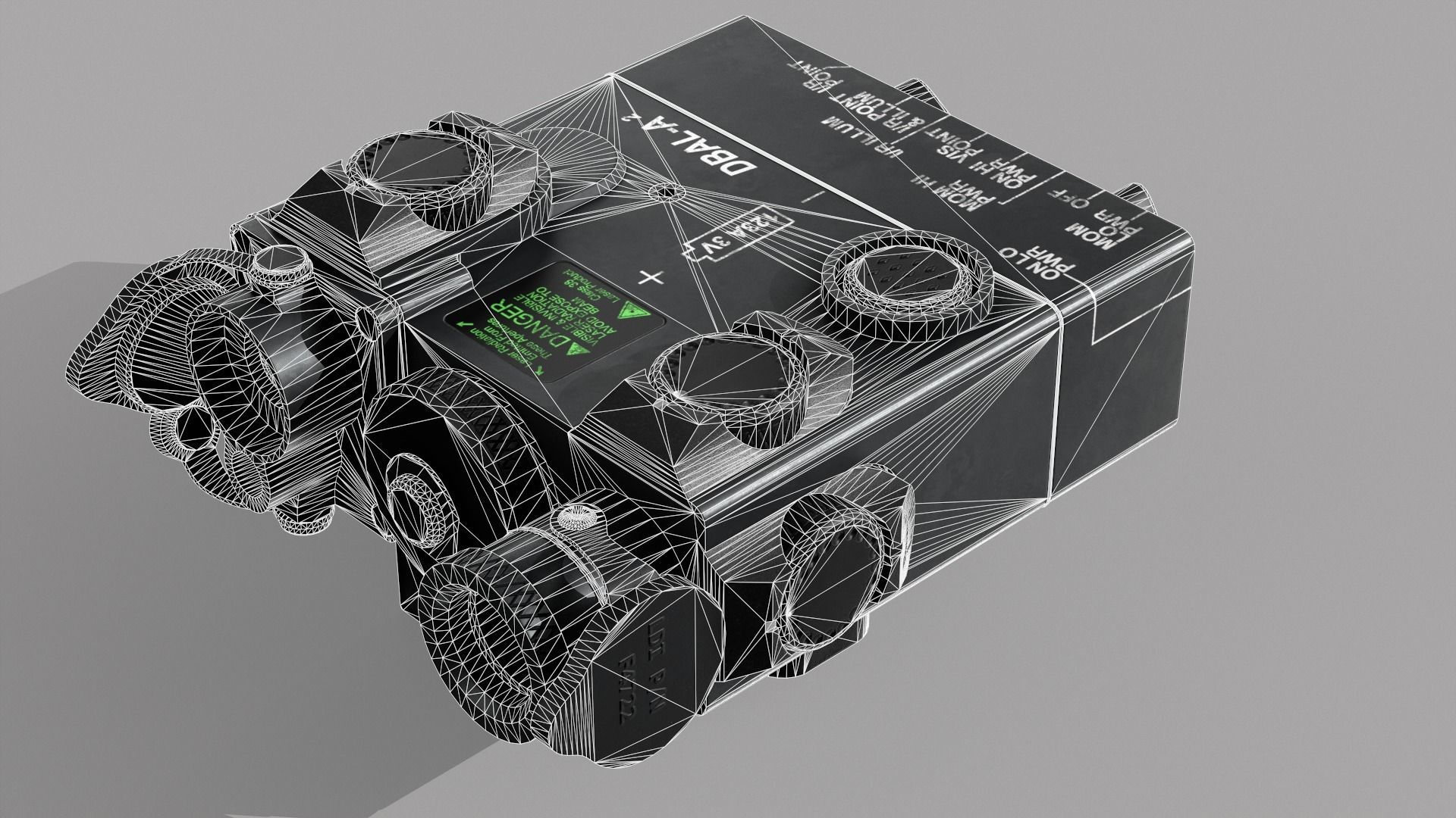 3D model DBAL-A2 Aiming Laser VR / AR / low-poly | CGTrader