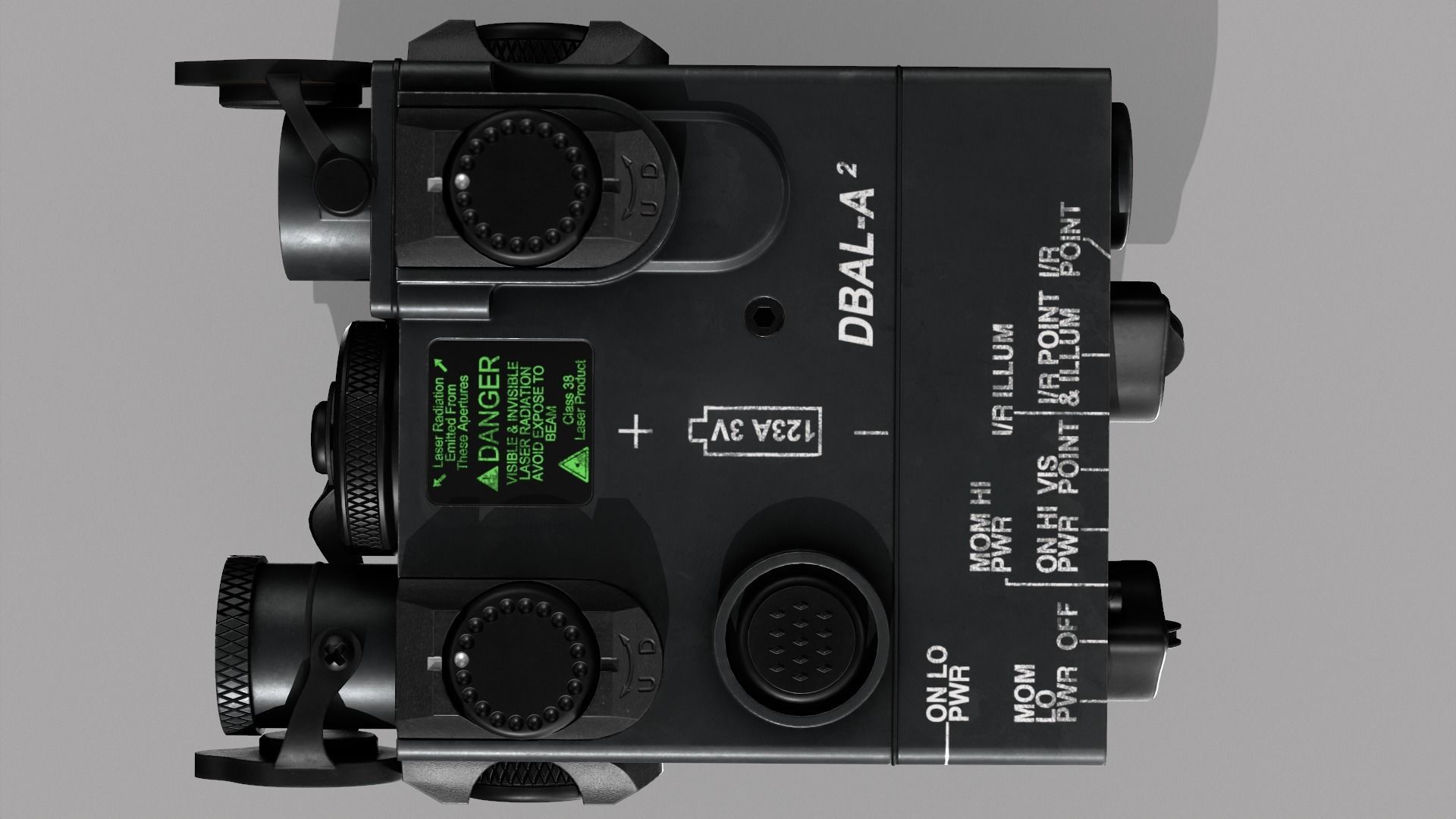 3D model DBAL-A2 Aiming Laser VR / AR / low-poly | CGTrader