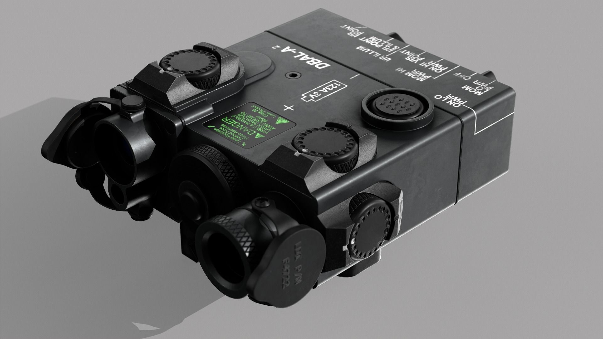 3D model DBAL-A2 Aiming Laser VR / AR / low-poly | CGTrader