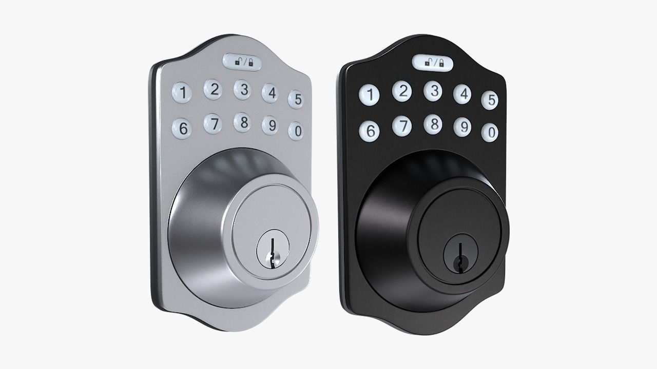 Electrical Door Lock Collection 3D model | CGTrader