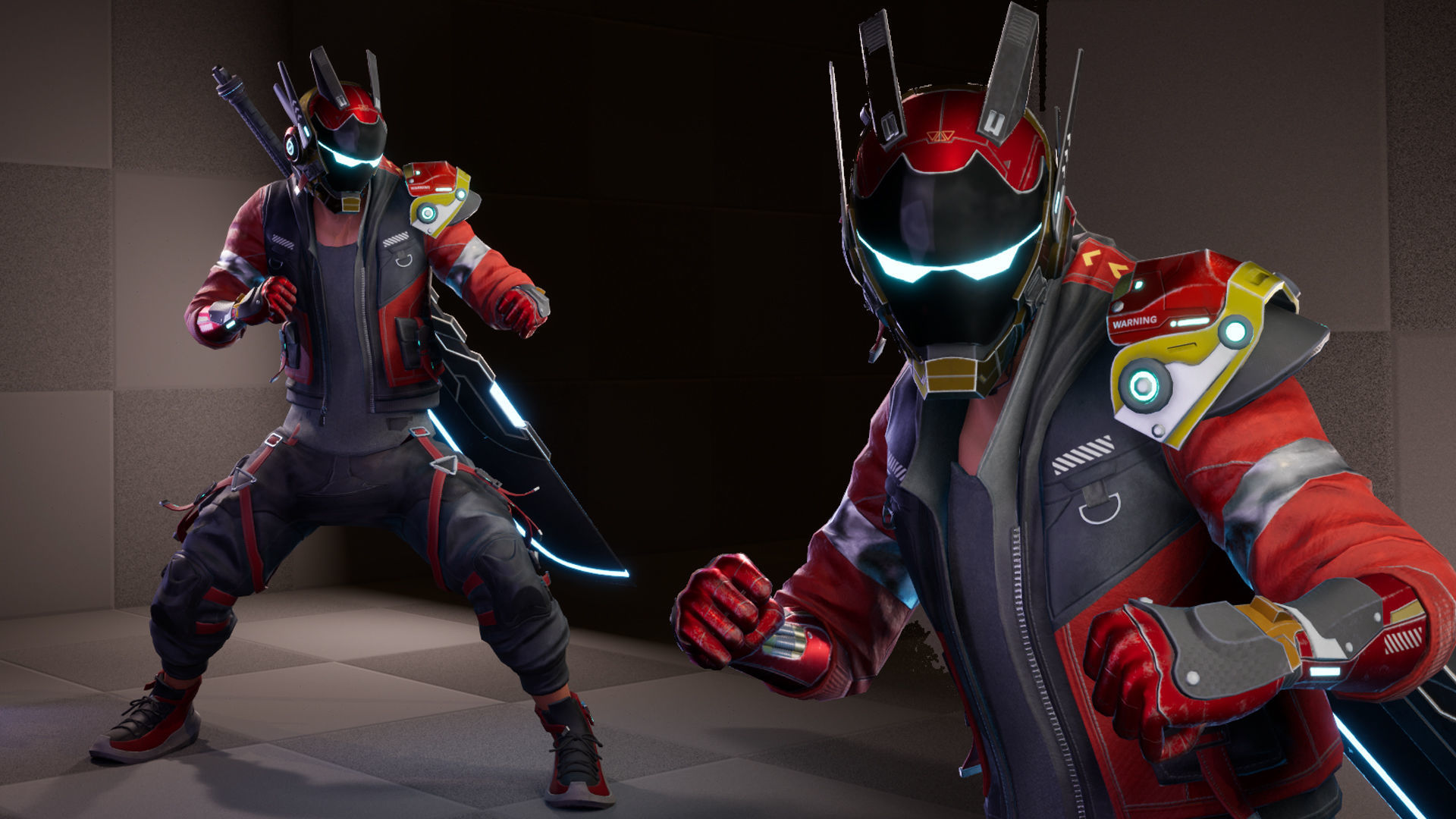 3D model Fantasy Cyberpunk Swordsman BlendFile VR / AR / low-poly ...