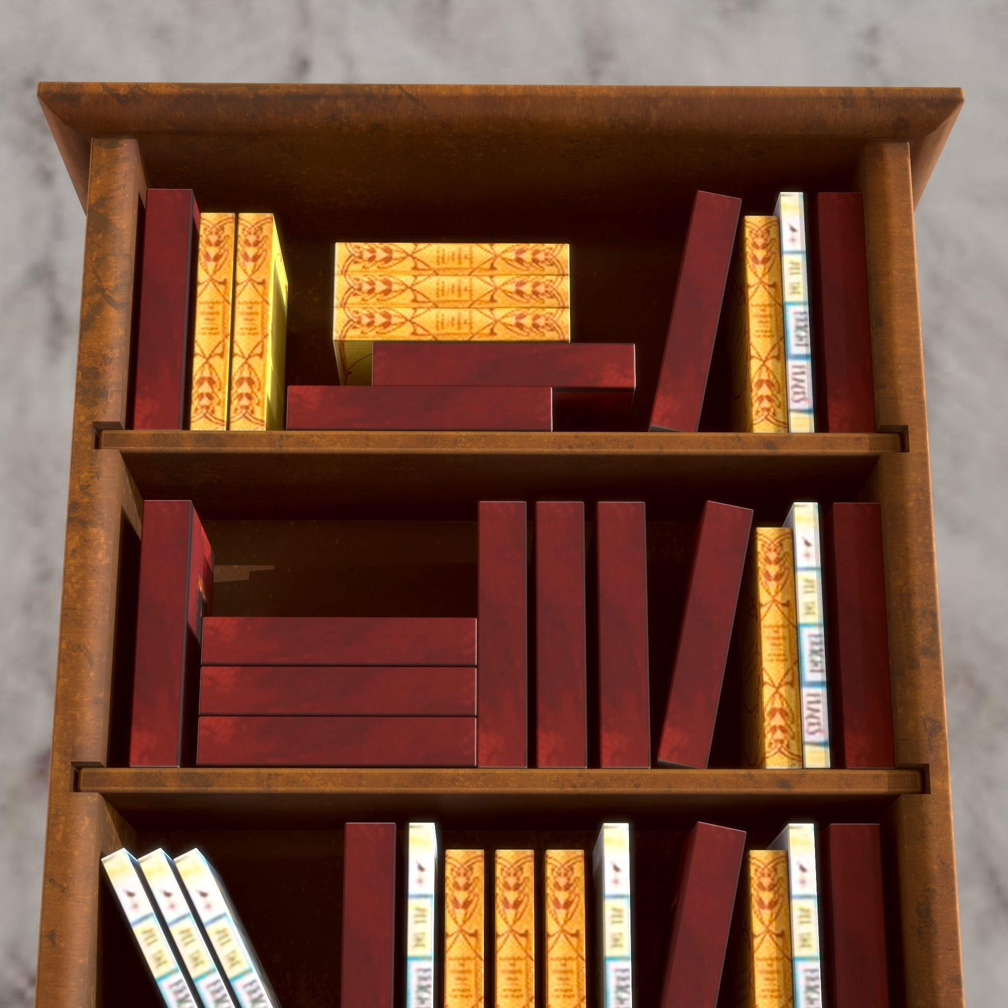 Mini library kit 3D model | CGTrader