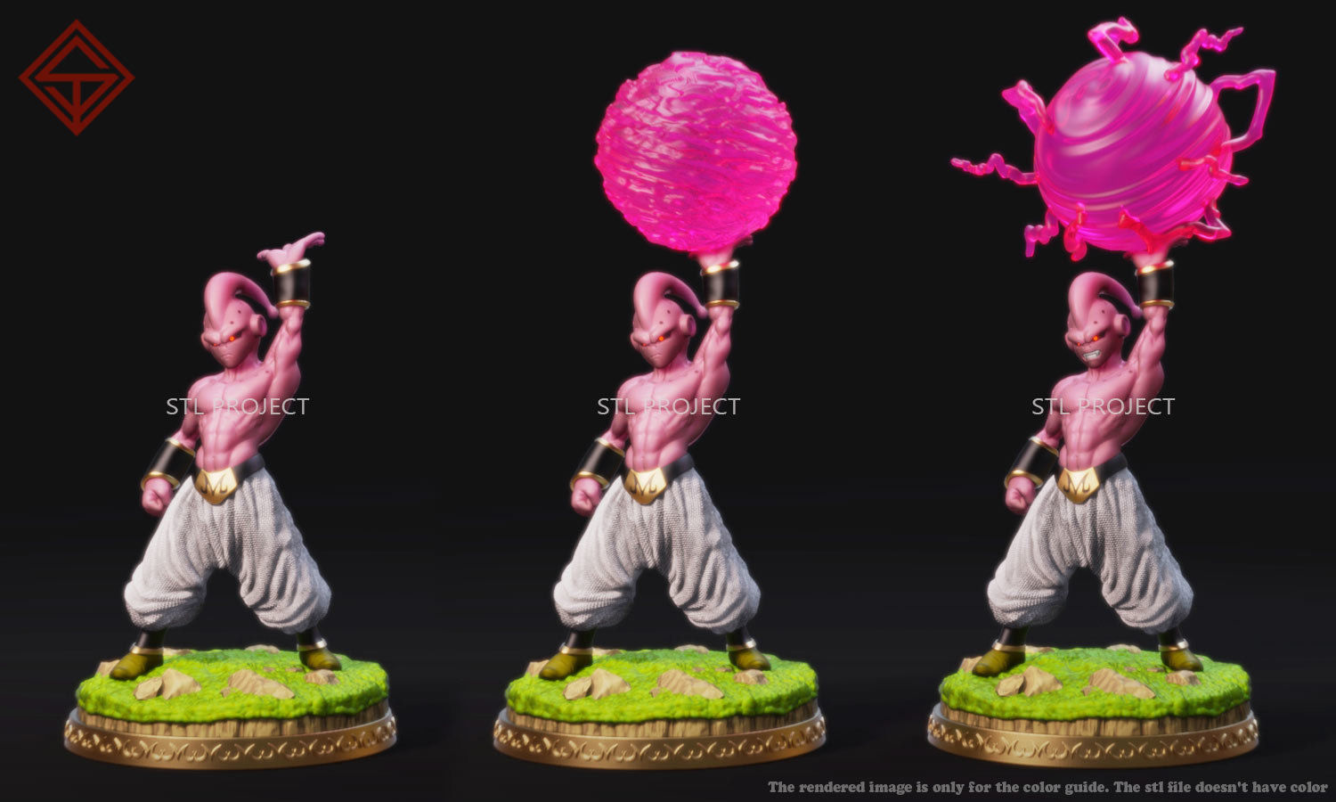 Kid Buu 3D model 3D printable | CGTrader
