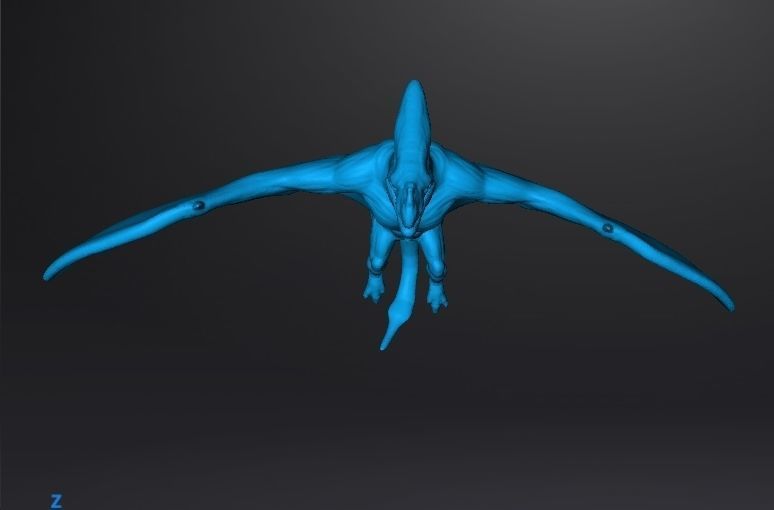 MUTANT PTERAMONSTER FIGURE MODEL ANIMAL CREATURE DND RPG 3D model 3D ...