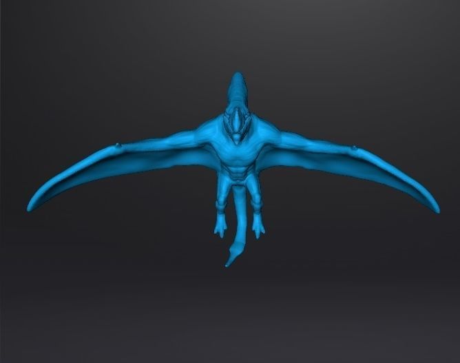 MUTANT PTERAMONSTER FIGURE MODEL ANIMAL CREATURE DND RPG 3D model 3D ...