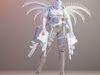Bone Queen sci-fi Character 3D model animated rigged | CGTrader
