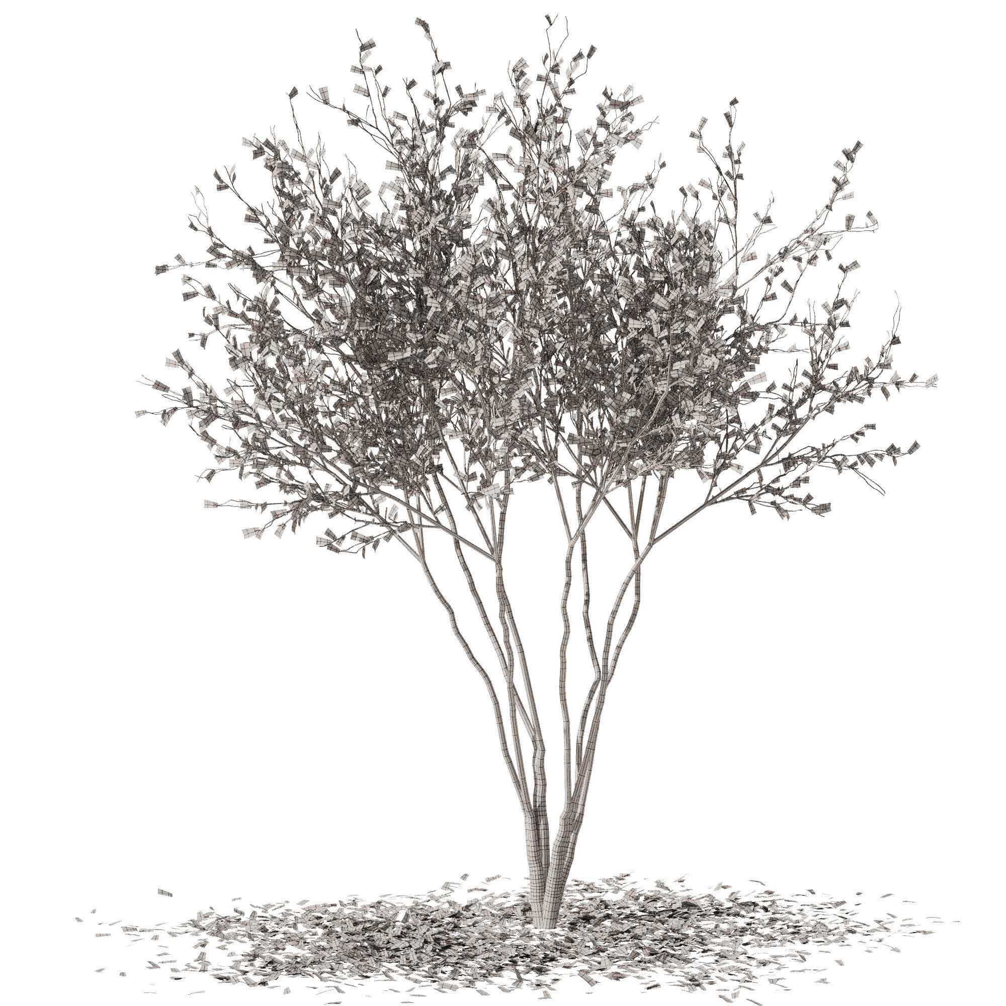 tree9 - autumn leaf 3D model | CGTrader