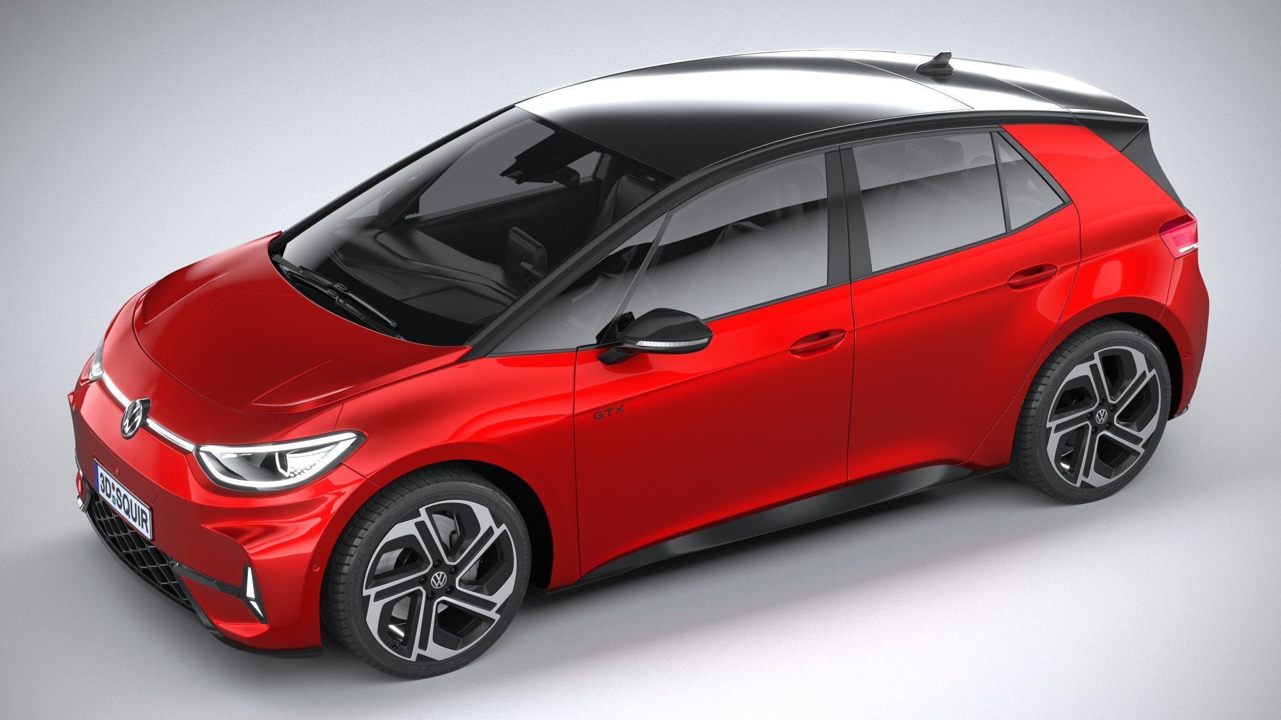 Volkswagen ID3 GTX 2025 3D model | CGTrader