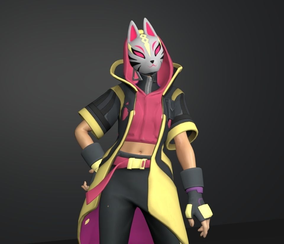 catalyst catmask 3D model animated rigged | CGTrader