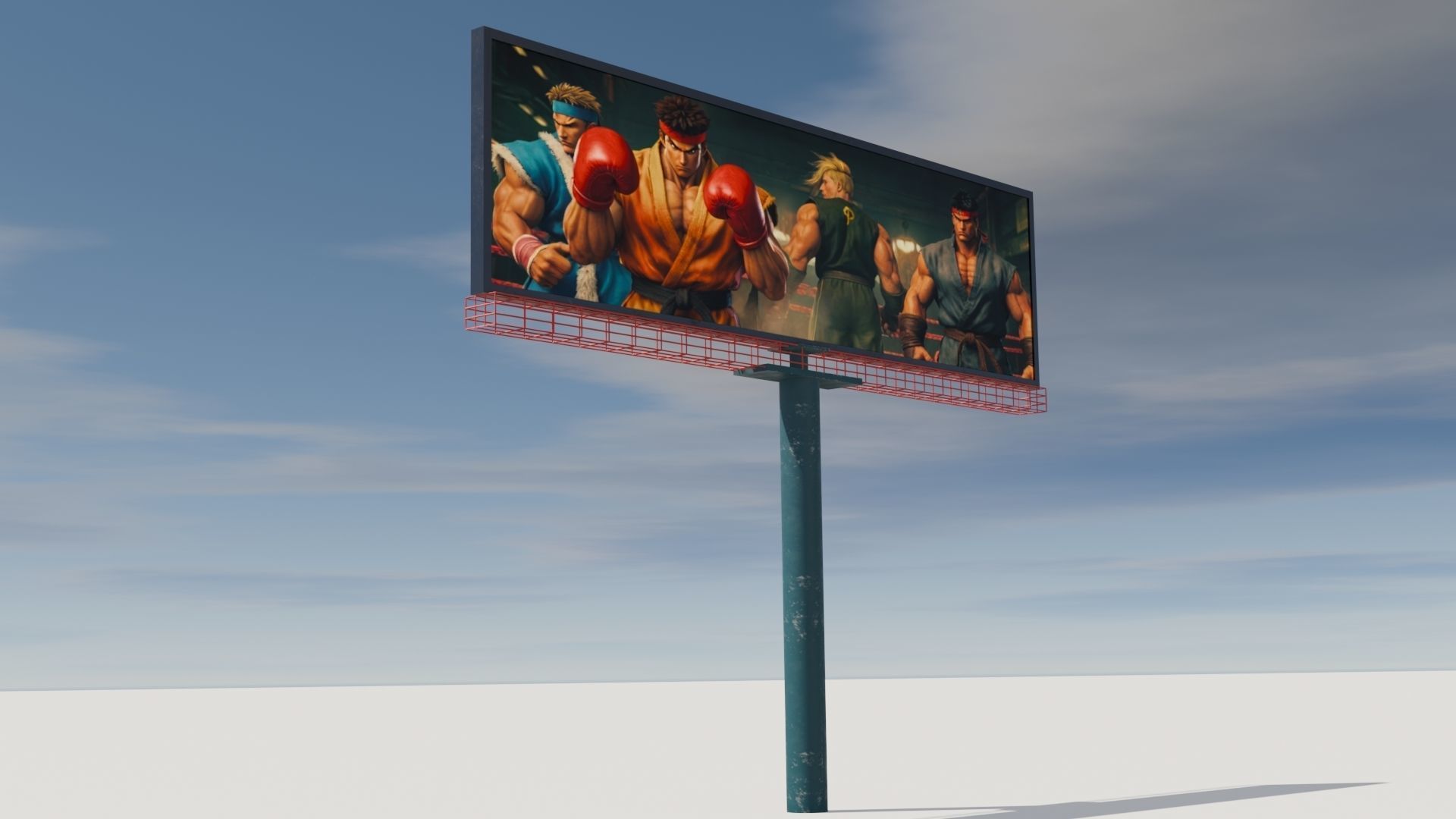 3D model Billboard 3D model VR / AR / low-poly | CGTrader