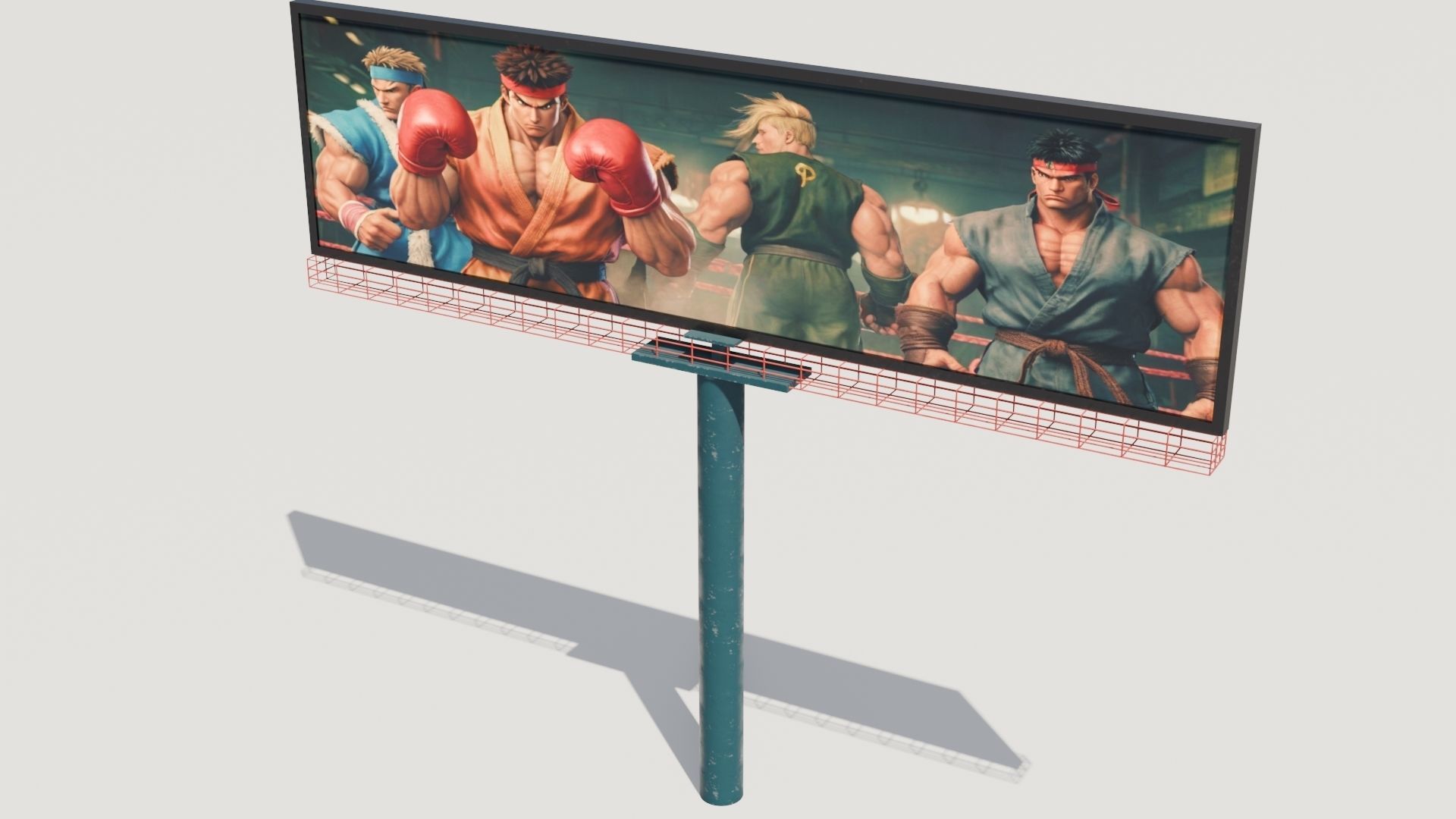 3D model Billboard 3D model VR / AR / low-poly | CGTrader