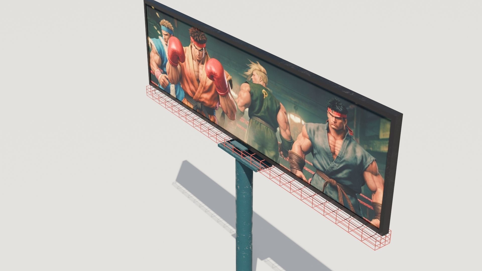 3D model Billboard 3D model VR / AR / low-poly | CGTrader