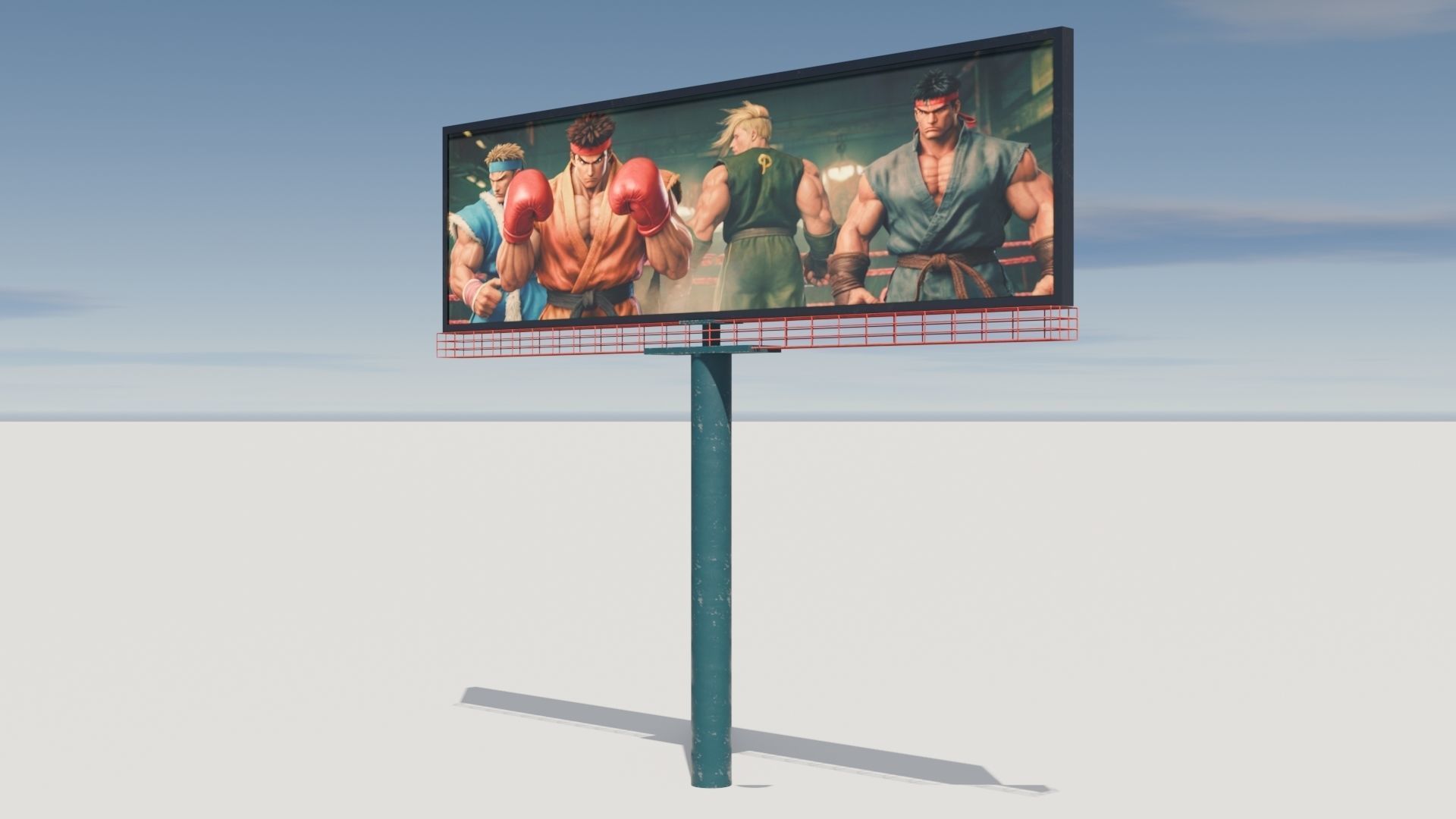 3D model Billboard 3D model VR / AR / low-poly | CGTrader