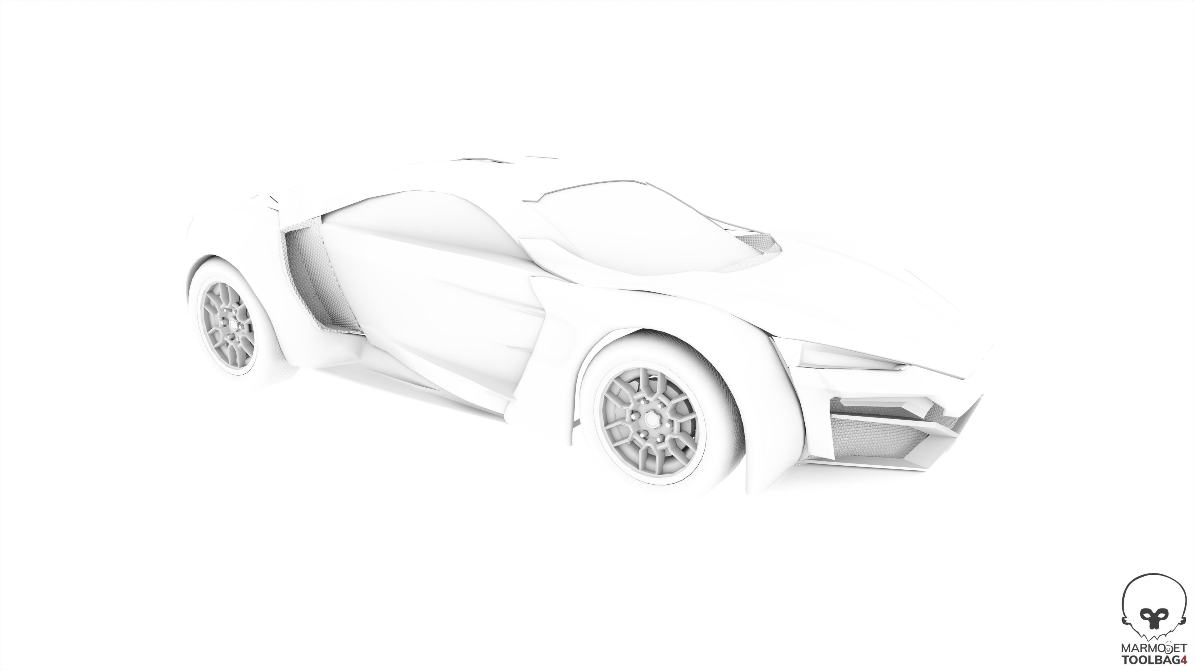 3D model Lykan Hypersport From W motors VR / AR / low-poly | CGTrader