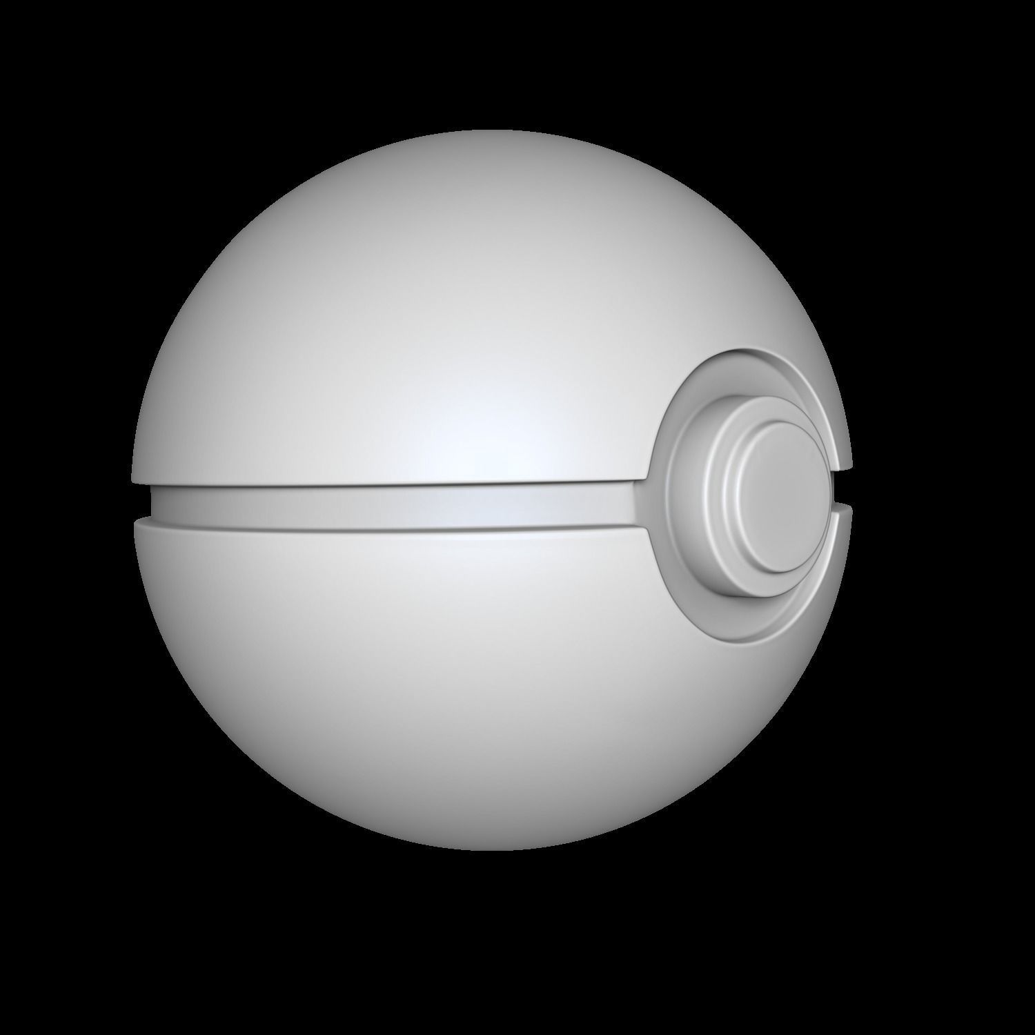Pokeball - Pokemon free 3D model 3D printable | CGTrader