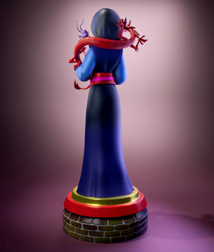 Mulan-Disney 3D model 3D printable | CGTrader