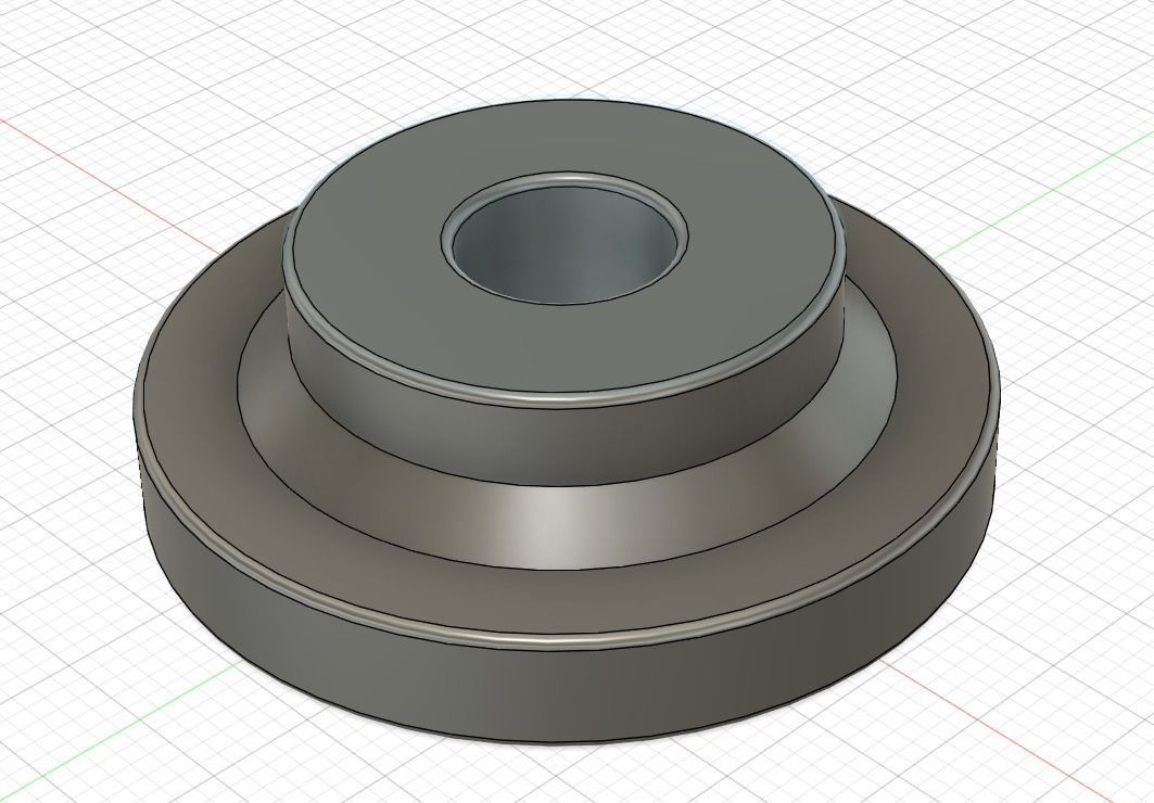 64MM Two and a half Inch Hole Dimple Die free 3D model 3D printable ...