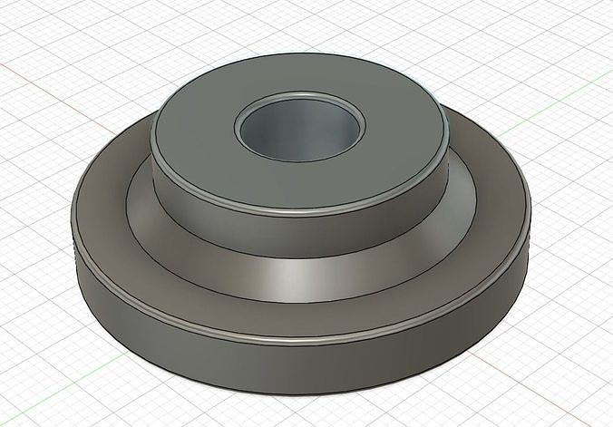 64MM Two and a half Inch Hole Dimple Die free 3D model 3D printable ...