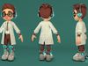 3D model Sci-fi Scientist - Maya and Unity ready VR / AR / low-poly ...