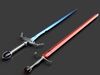 Brisingr and Zar-roc Swords - Inheritance Series - Eragon 3D Model ...