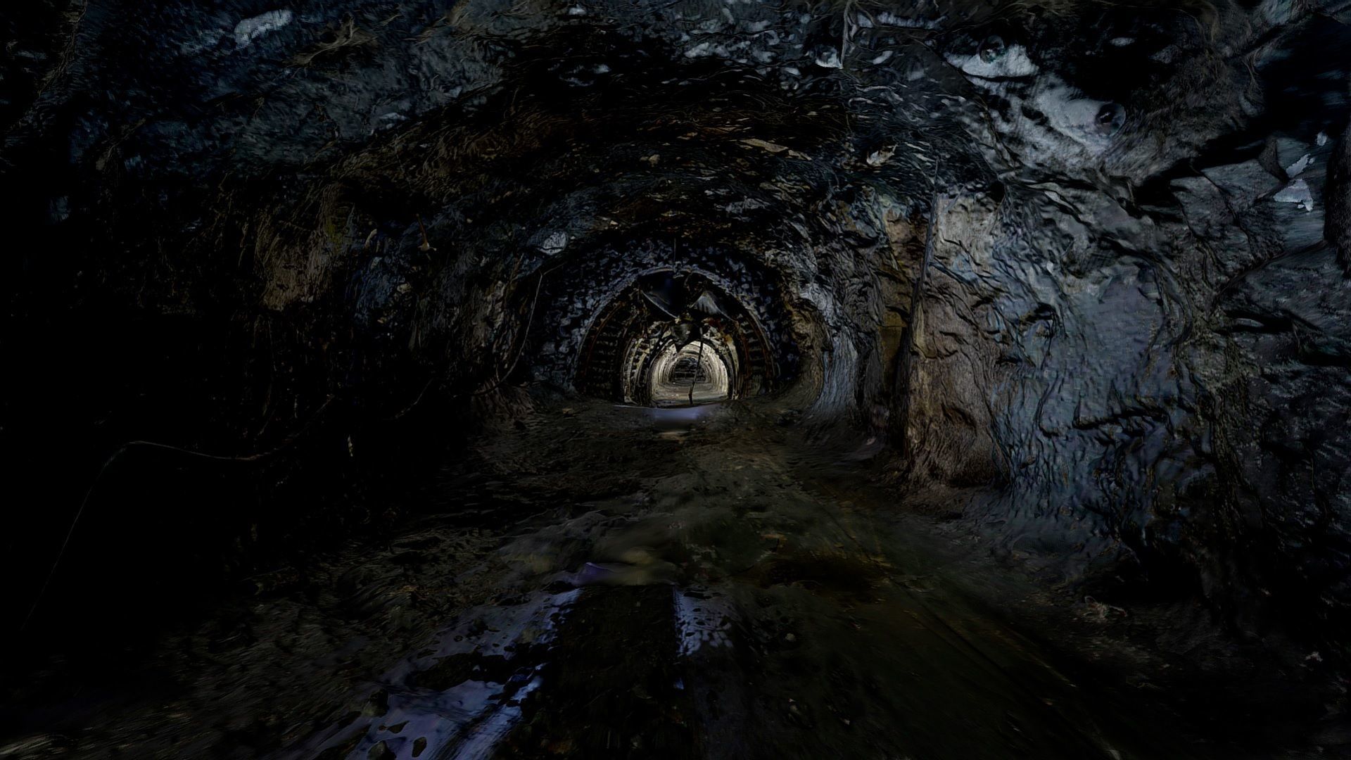 Old underground mine excavation - arch support 3D model | CGTrader