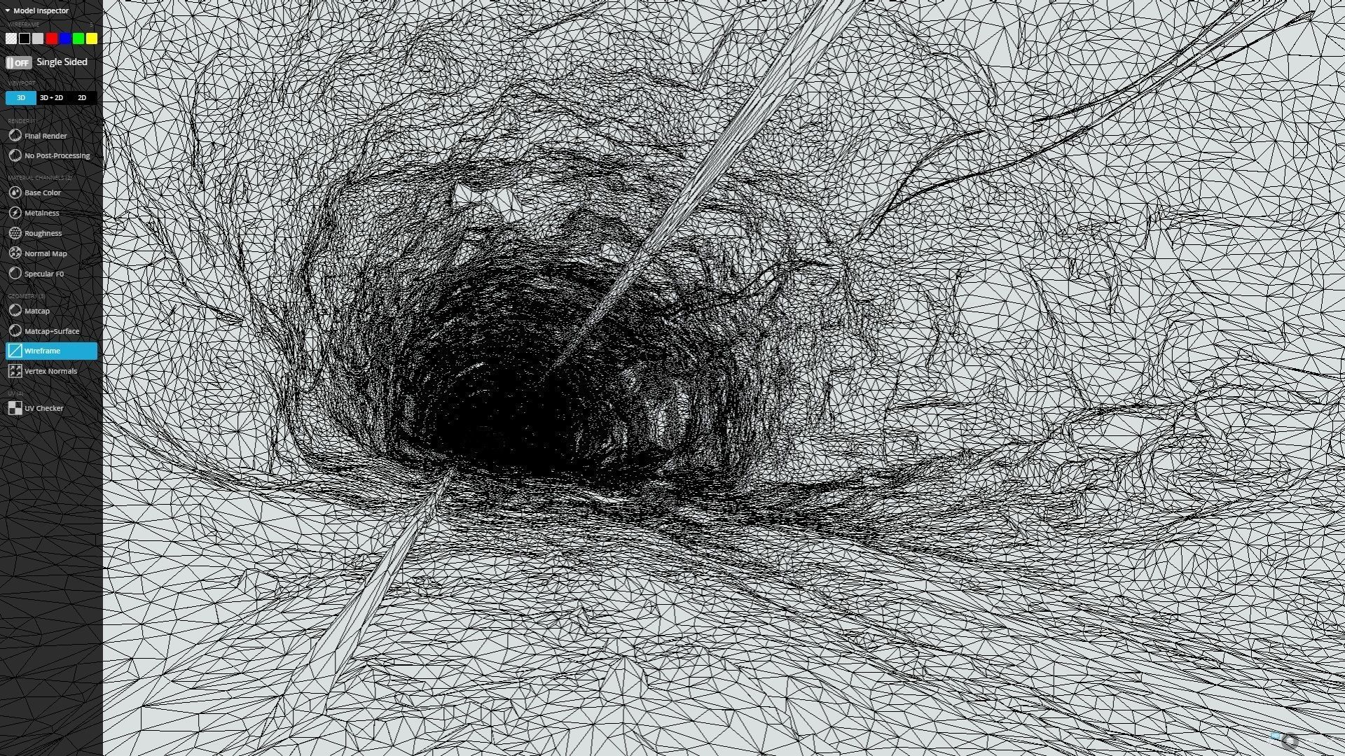 Old underground mine excavation - pipe 3D model | CGTrader