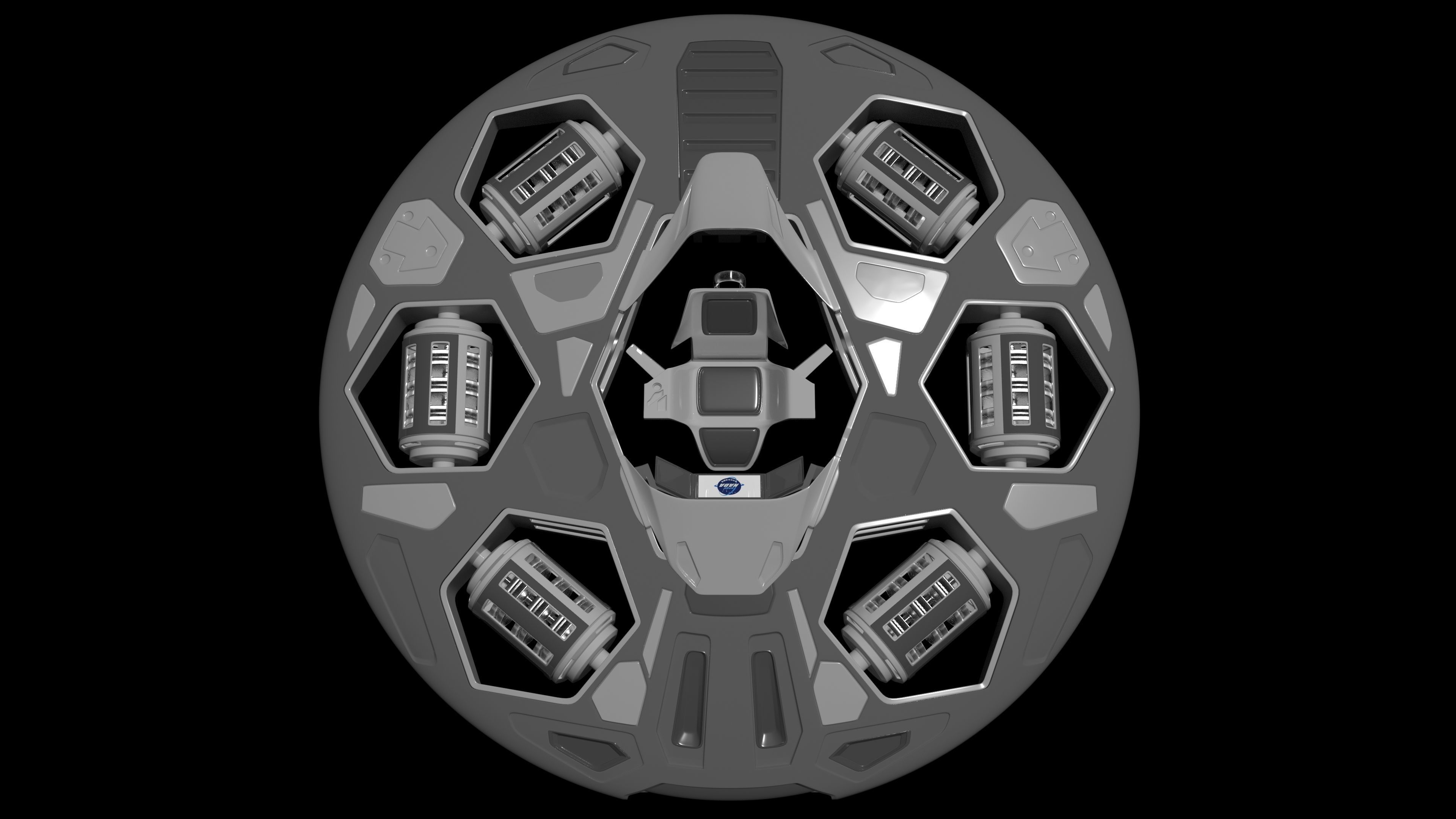 Thronum Domini - Concept Drone design 3D model | CGTrader