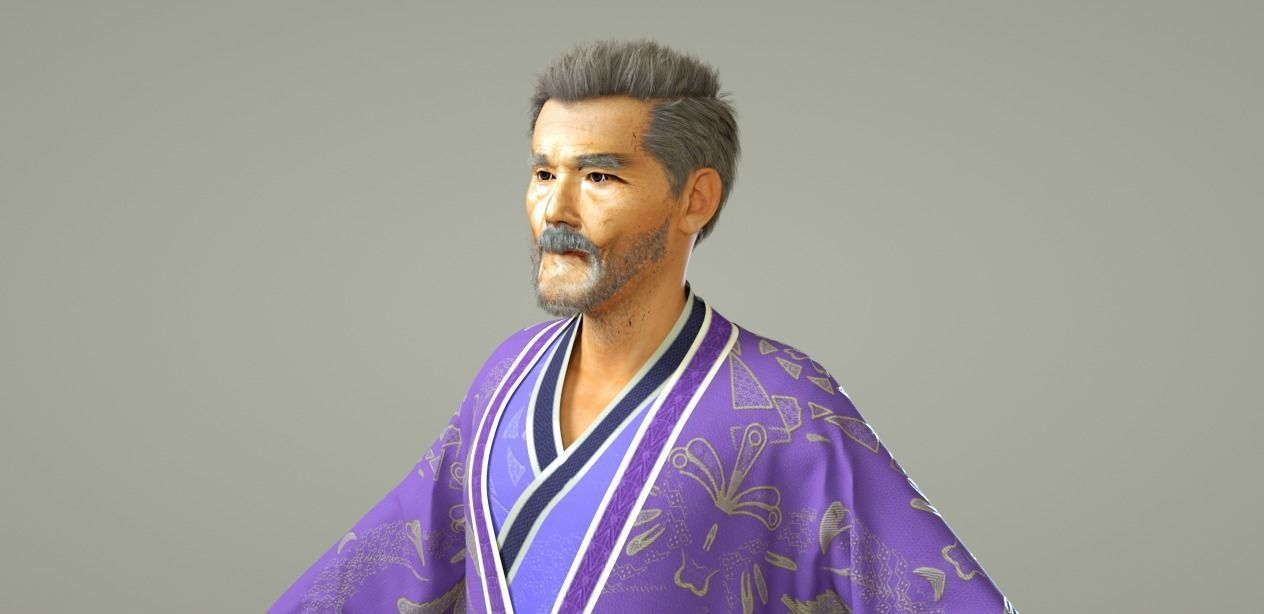 Chinese HanFu Man 3D model | CGTrader