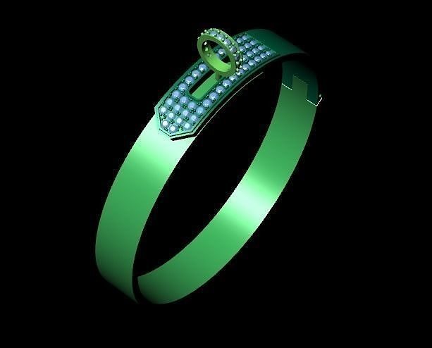 Belt mode nice bangle 3D model 3D printable | CGTrader