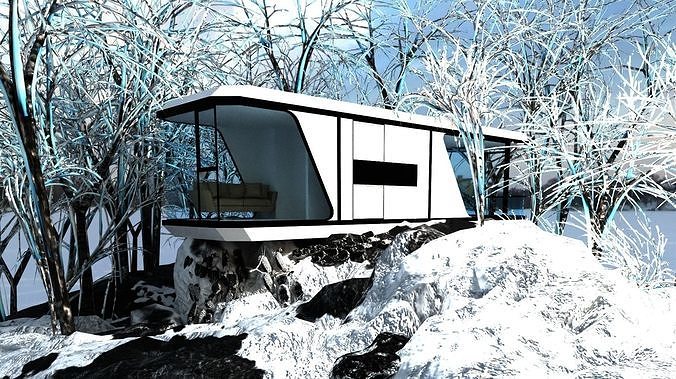 3D model Capsule house 3d model VR / AR / low-poly | CGTrader