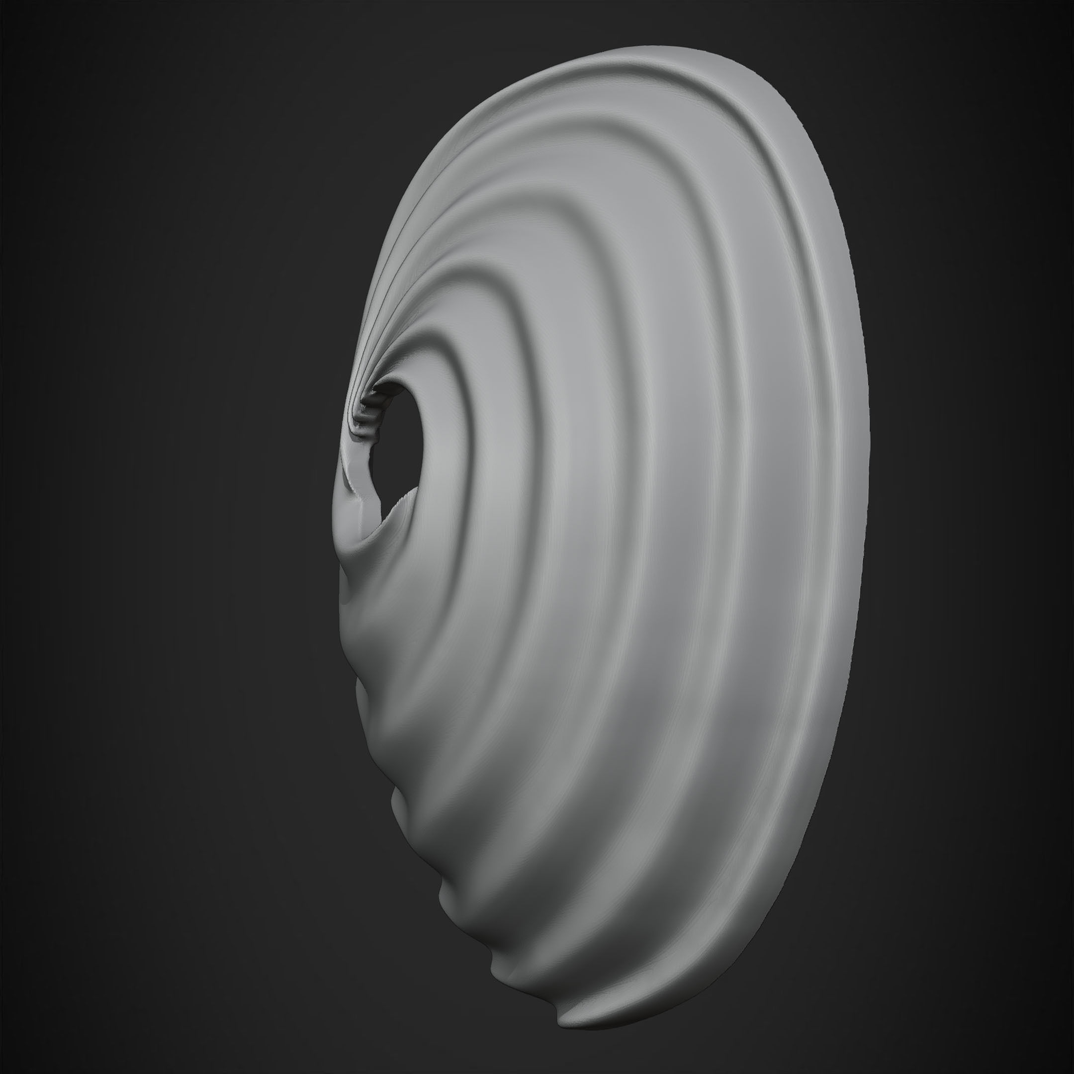 Naruto Obito Uchiha Tobi Mask for Cosplay 3D model 3D printable | CGTrader