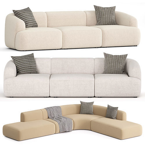 Sofa modular Sofia 3D model | CGTrader