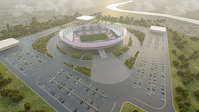 STADIUM SCENE 3D model | CGTrader