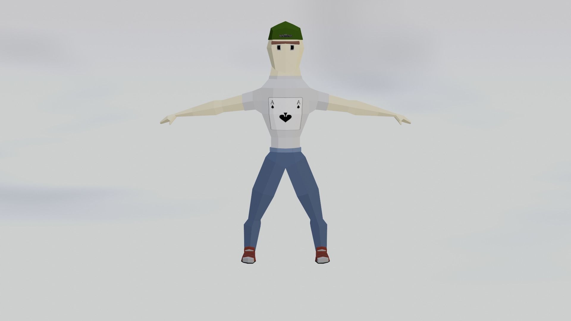Low Poly 3D Male Character Model free 3D model | CGTrader