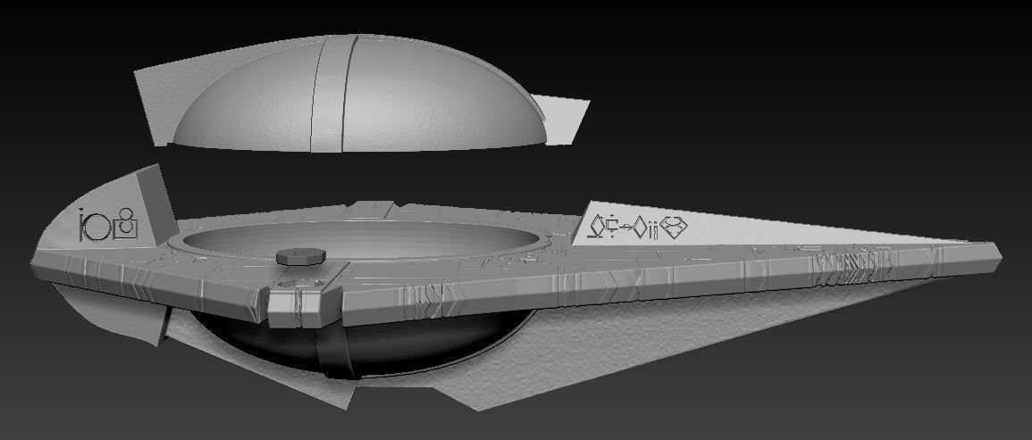 Superman Kal Els Ship 3D model 3D printable | CGTrader