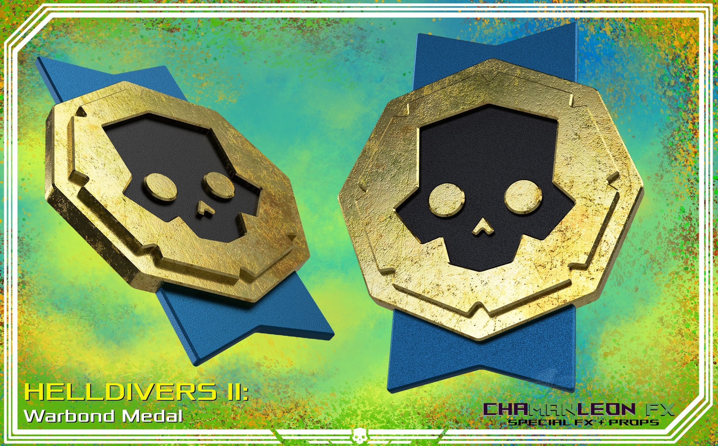 Helldivers 2 Super Credits and War Medals free 3D model 3D printable ...