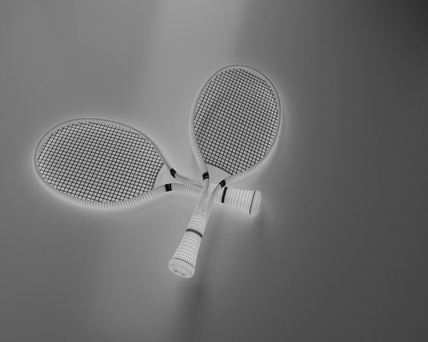 tennis racket free VR / AR / low-poly 3D model | CGTrader