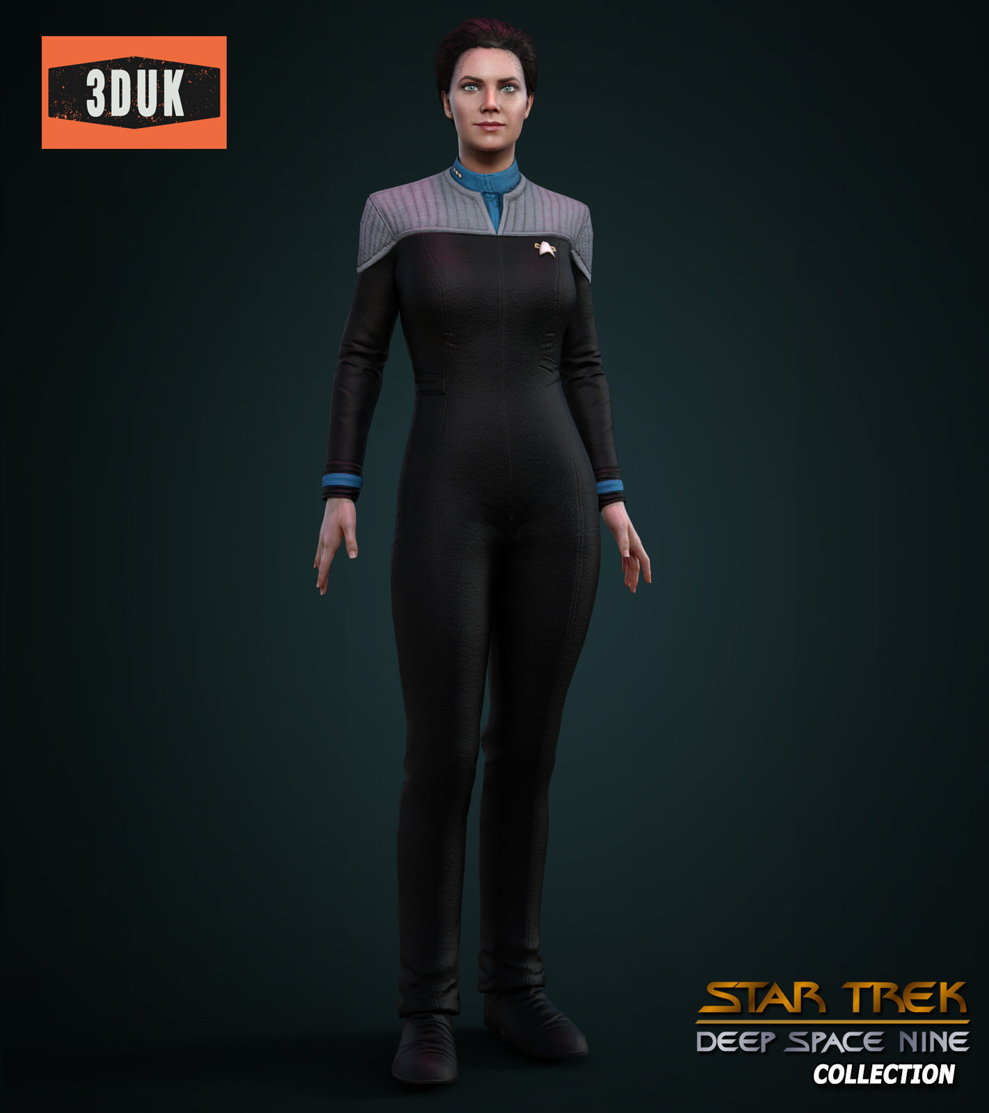 DS9 Jadzia Dax For G8F 3D model rigged | CGTrader