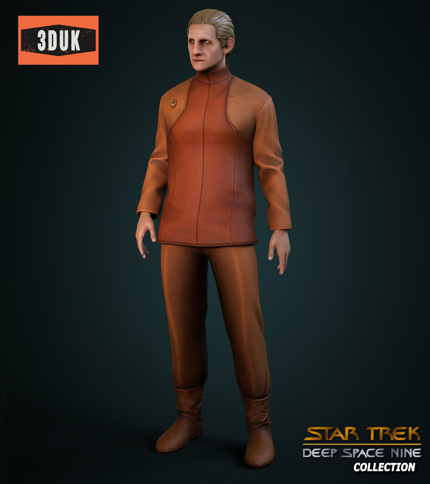 DS9 Odo For G8M 3D model rigged | CGTrader