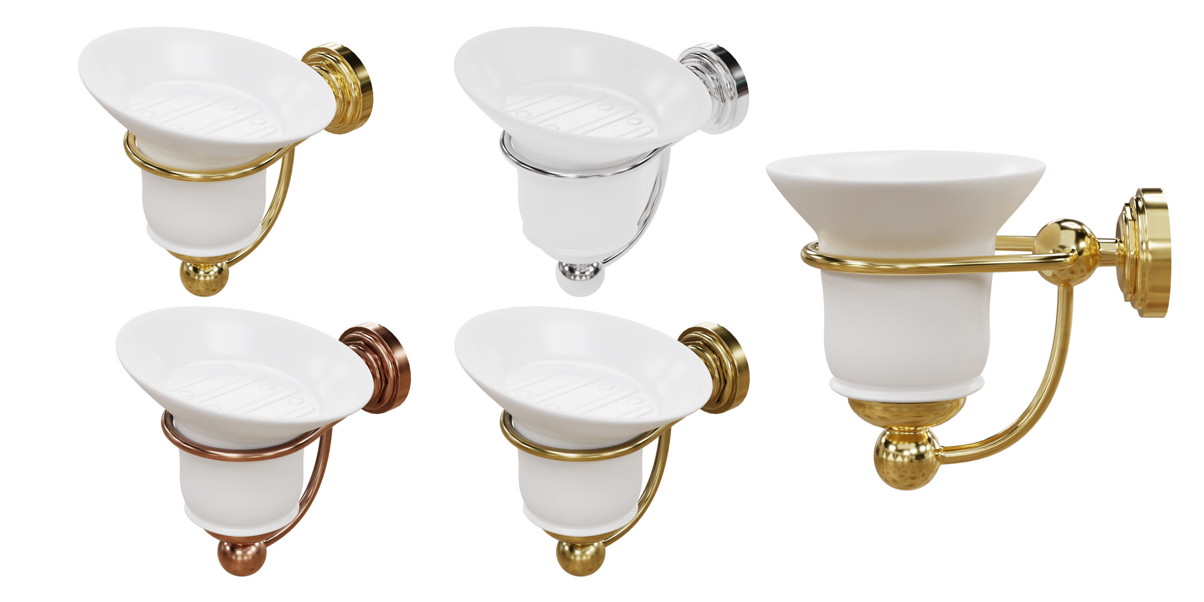 Bathroom-Kitchen Faucet and Shower kits Sample free 3D model | CGTrader