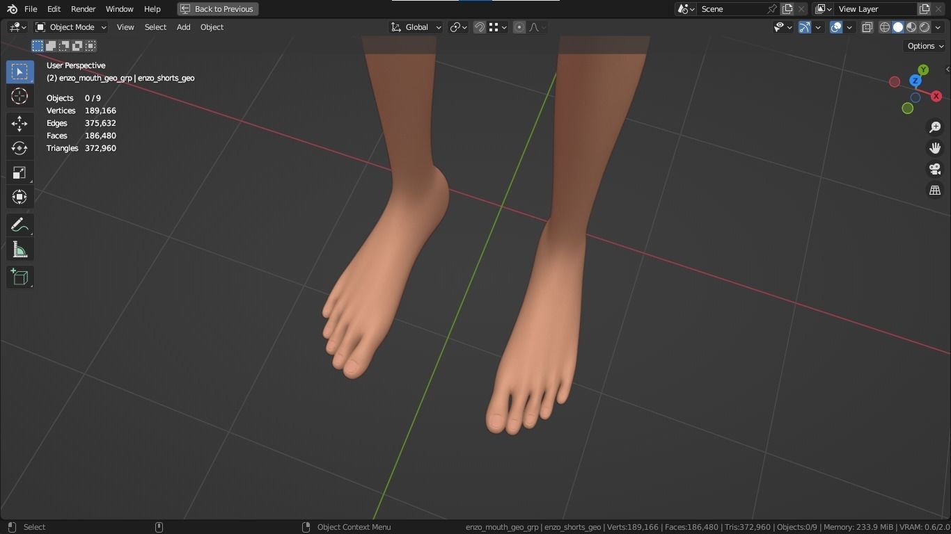 Enzo cartoon male teen kid character 3D model | CGTrader