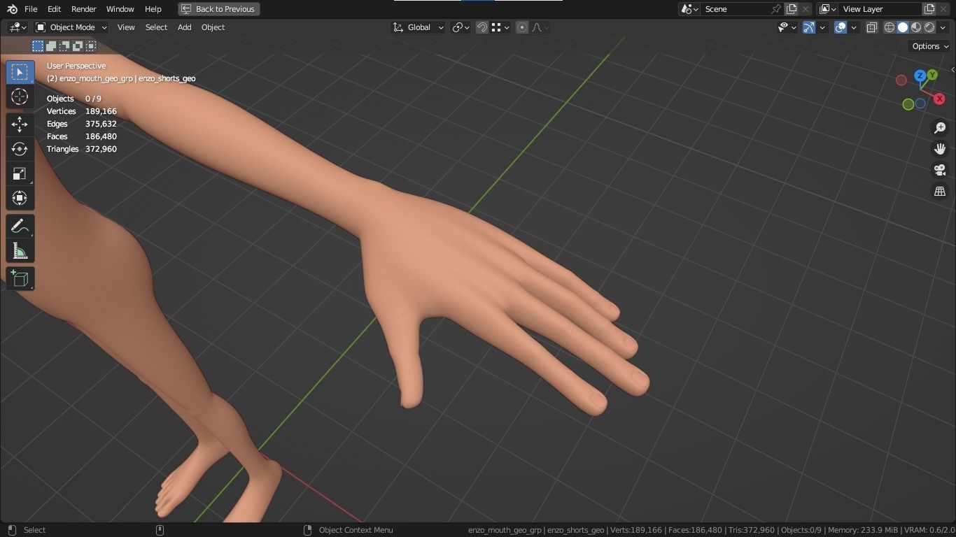 Enzo cartoon male teen kid character 3D model | CGTrader