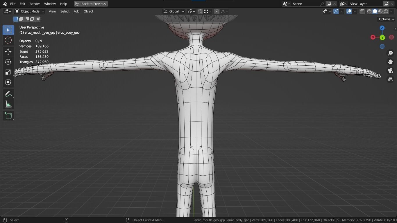 Enzo cartoon male teen kid character 3D model | CGTrader
