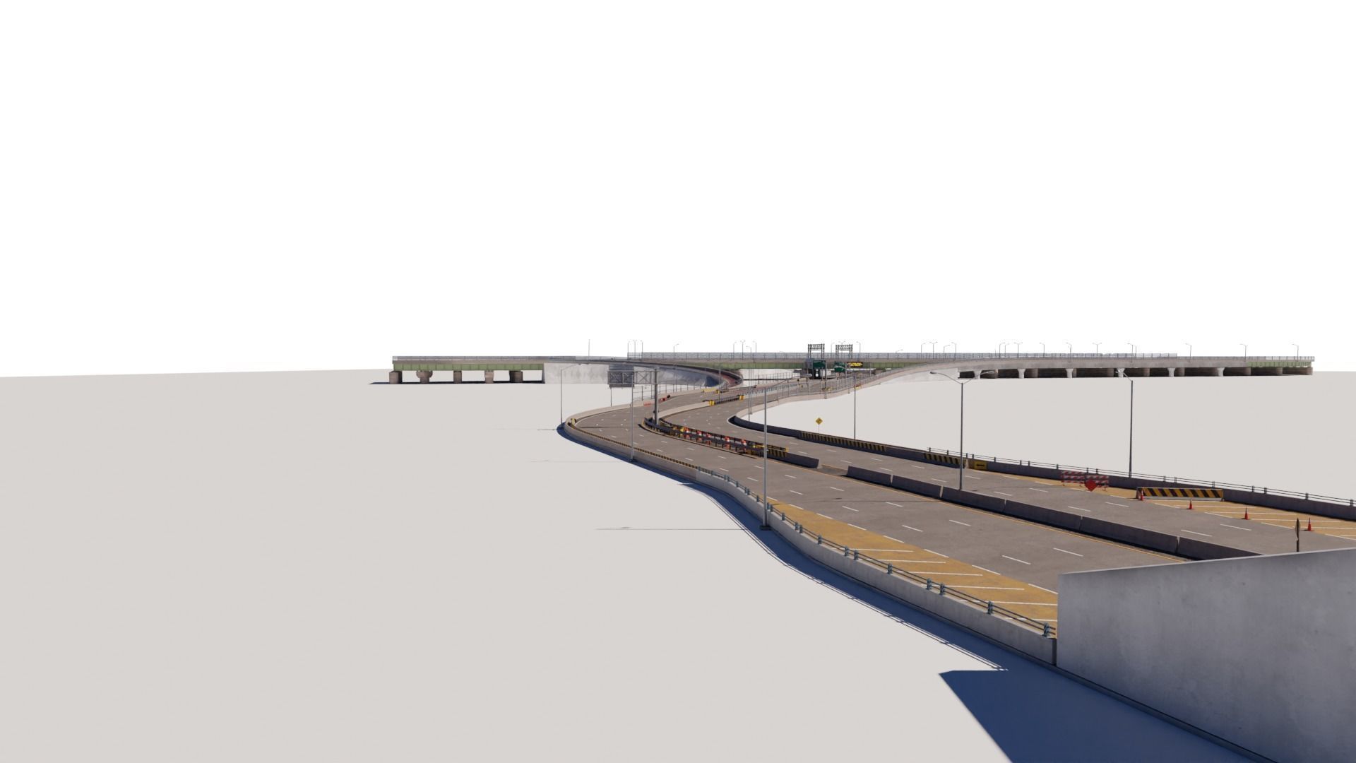 Highway 3D model | CGTrader