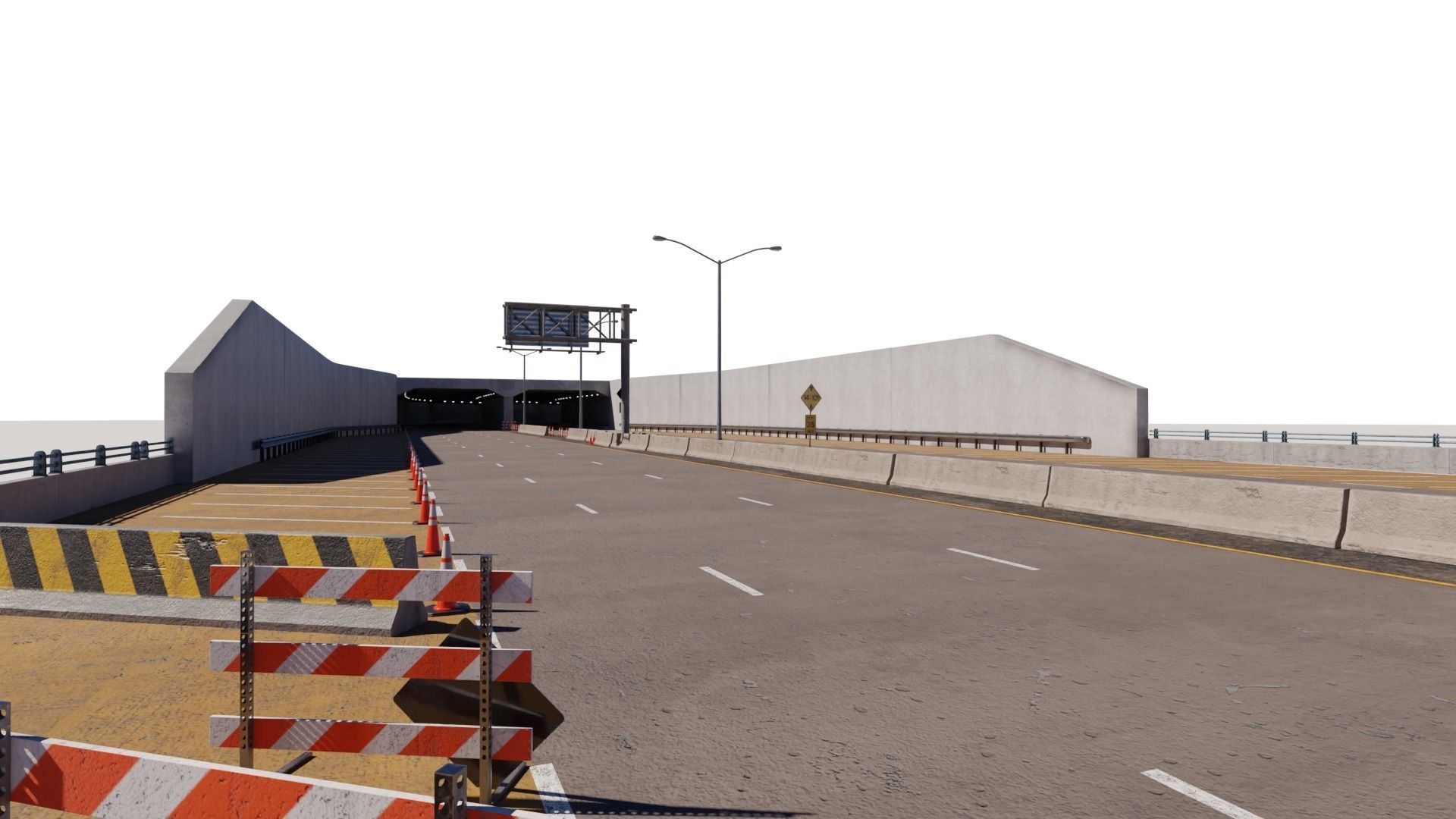 Highway 3D model | CGTrader