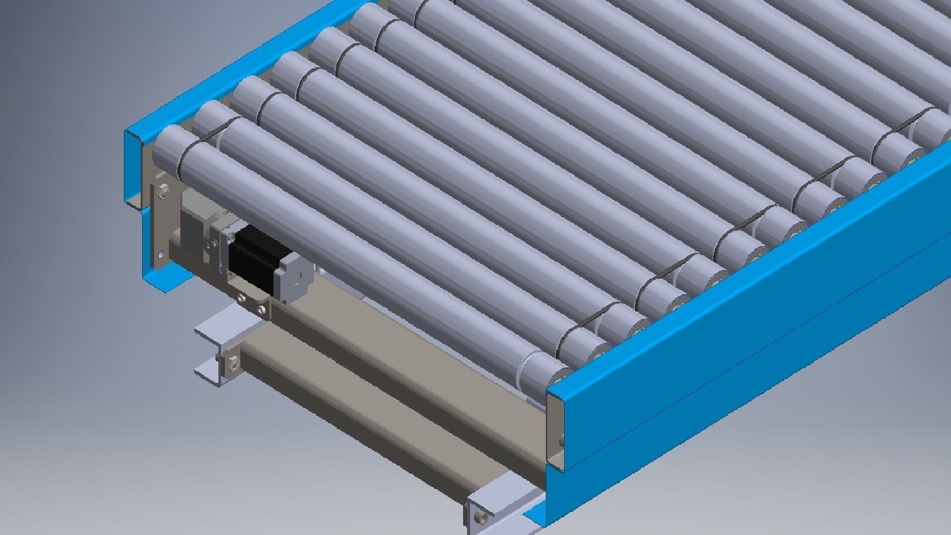 Slat Chain Conveyor 3D model | CGTrader