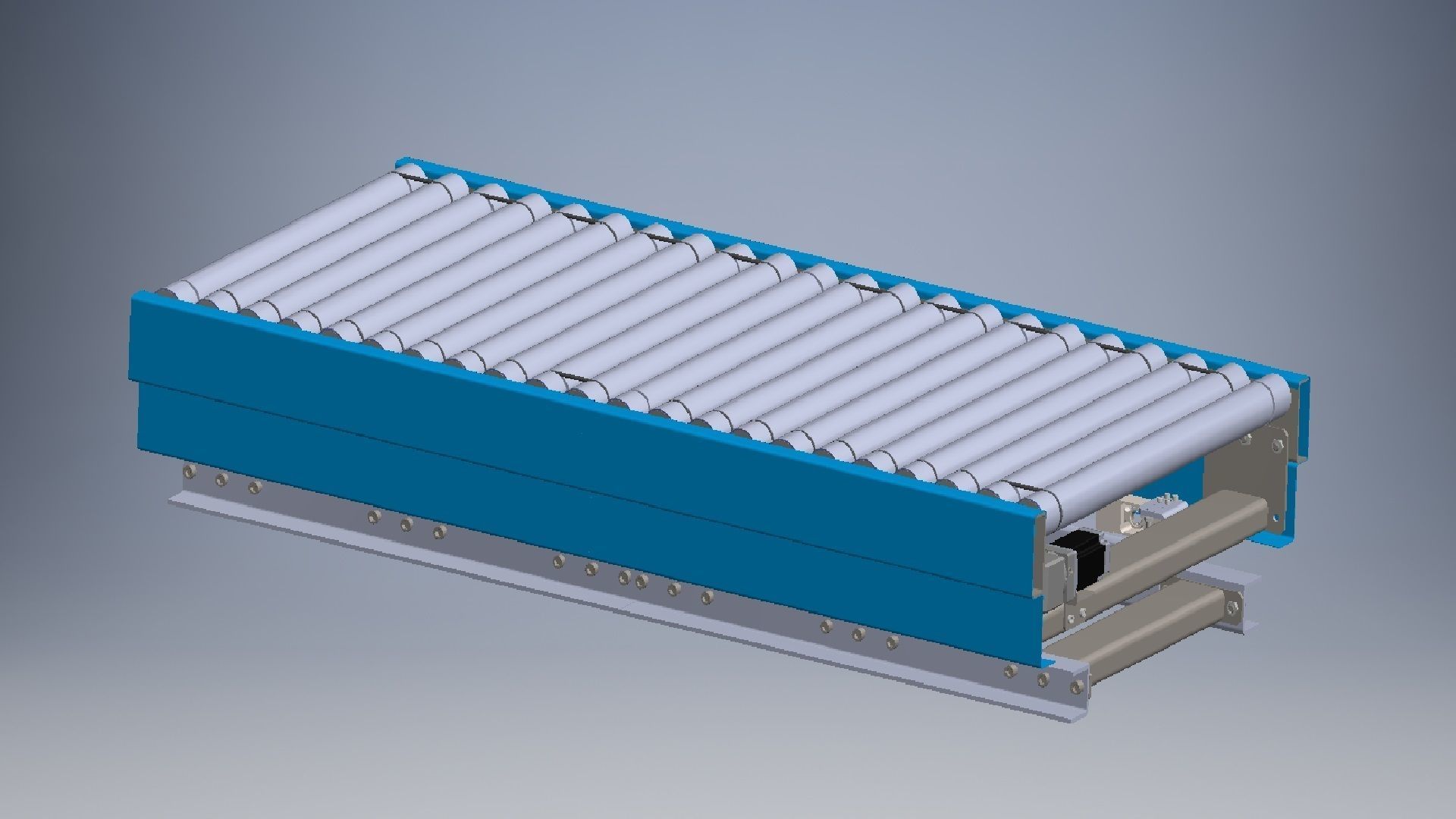 Slat Chain Conveyor 3D model | CGTrader
